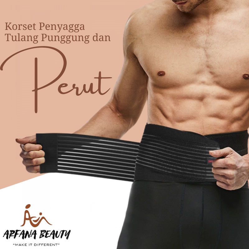Jual Korset Lumbal Penyangga Tulang Belakang Ekor Sakit Pinggang Saraf ...