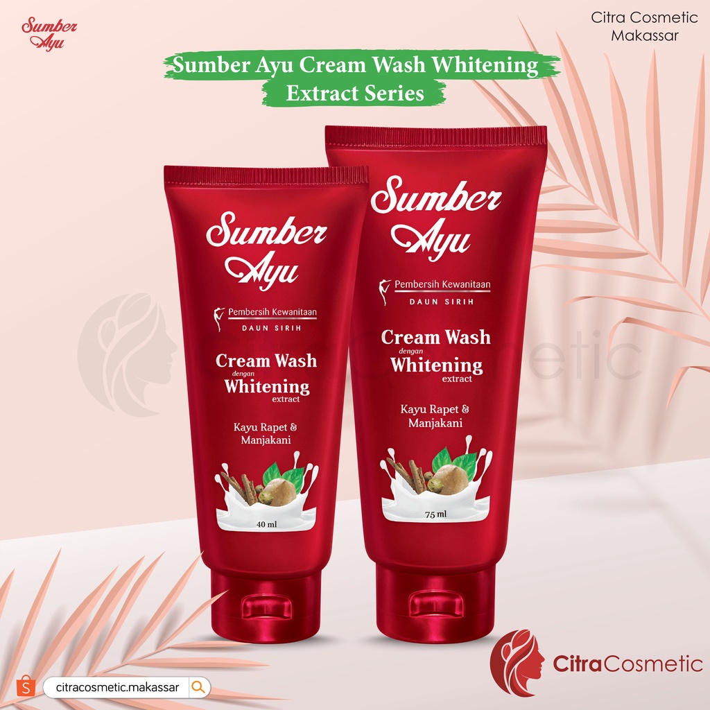 Jual ️CitraCosmetic ️ Sumber Ayu Cream Wash Series 40 Ml | 75 Ml ...