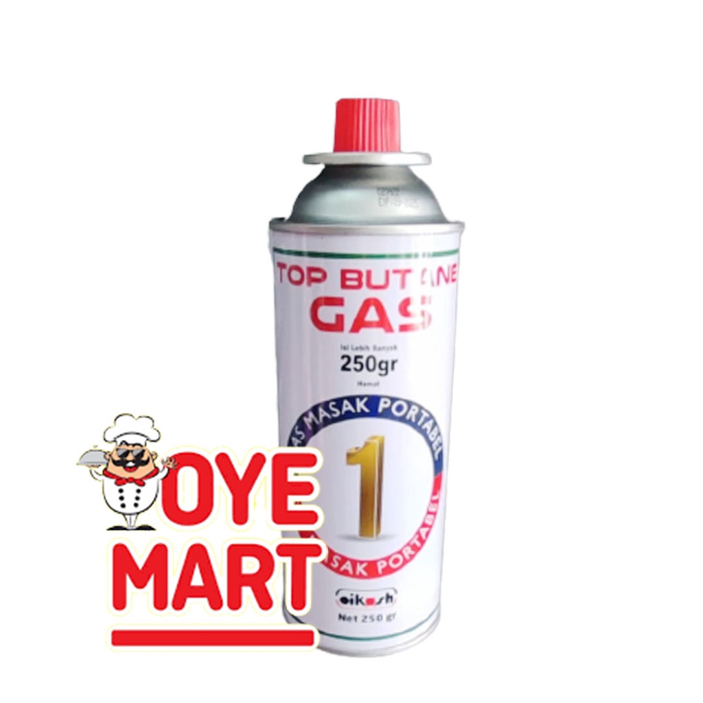 Jual TOP BUTANE GAS PORTABEL 250GR | Shopee Indonesia