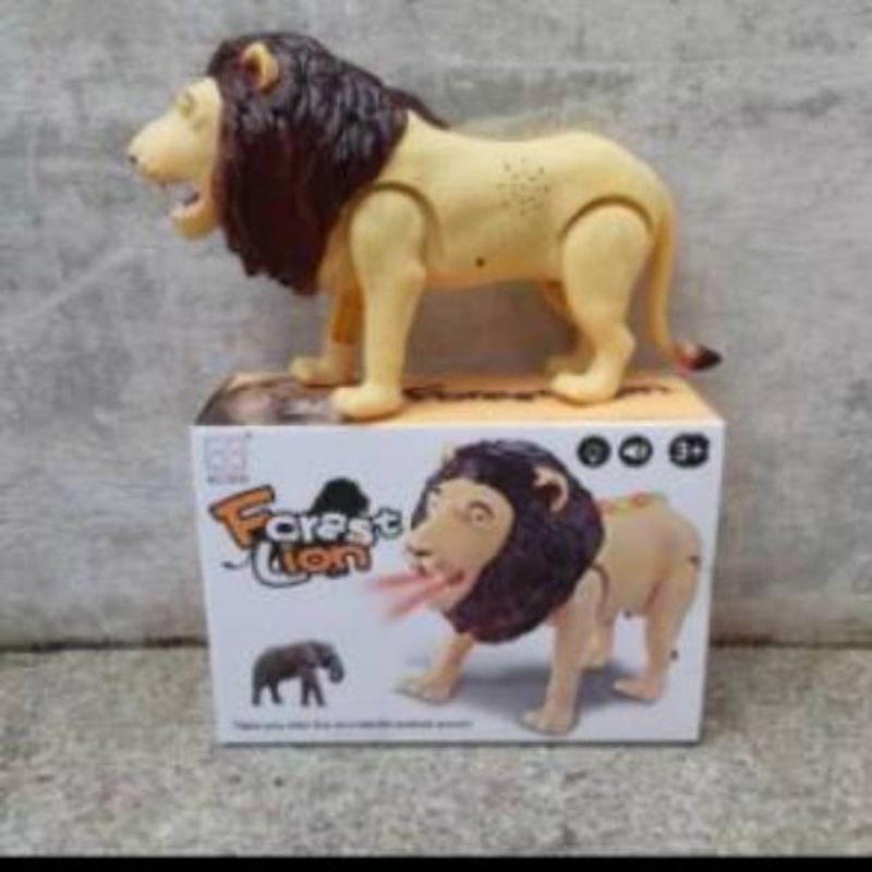 Jual MAINAN ANAK ROBOT SINGA LION LAND JALAN + SUARA | Shopee Indonesia