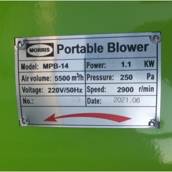 Jual Portable Ventilator 14" Kipas Ventilator Exhaust 14 Morris Fan ...