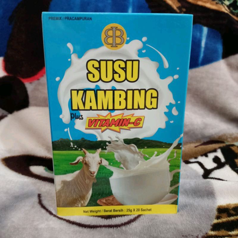 Jual SUSU KAMBING PLUS VITAMIN-C 1 KARDUS ISI 20 SACHET | Shopee Indonesia