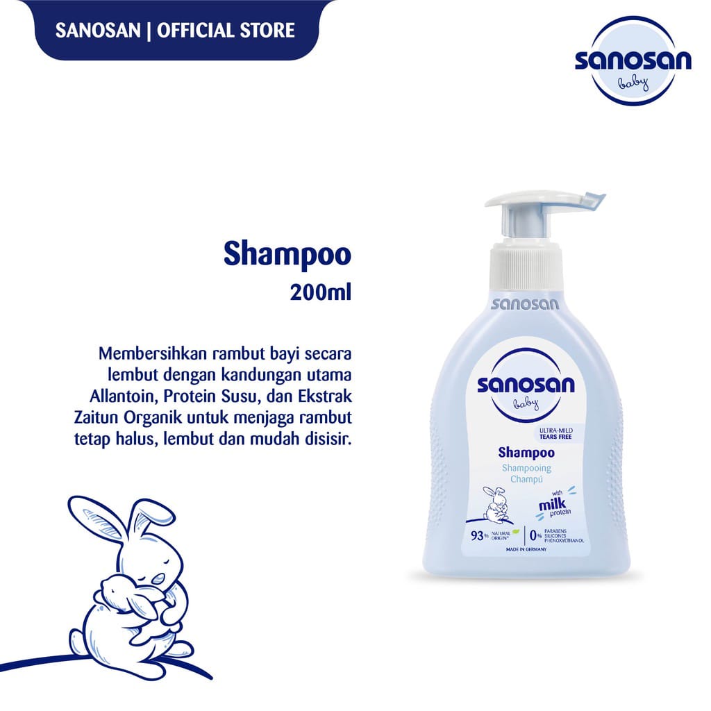 Jual Sanosan Baby Shampoo 200ml | Shopee Indonesia