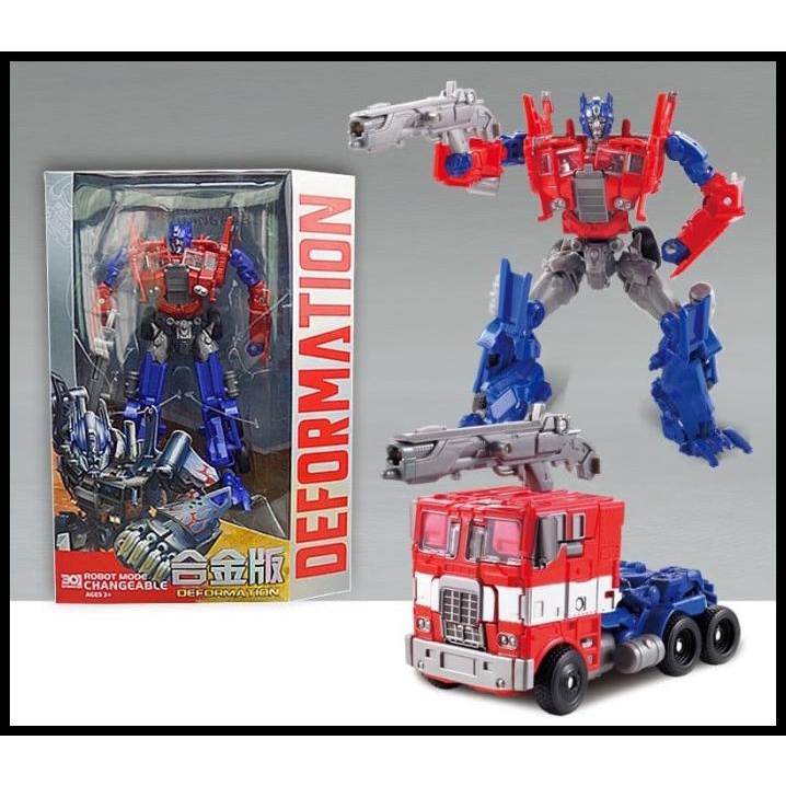 Jual Transformers Deformation Optimus Prime Kbb | Shopee Indonesia