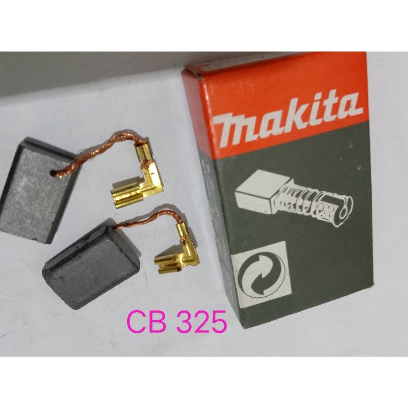 Jual CARBON BRUSH MAKITA CB 325(minimal 2set)/ARANG SPUL MAKITA CB 325 ...