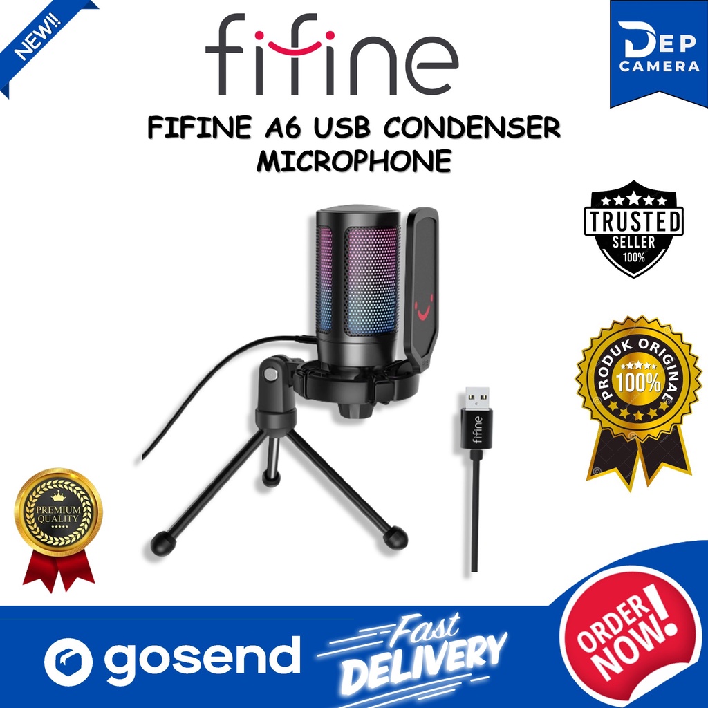 Jual Fifine A6 USB Condenser Microphone | Shopee Indonesia