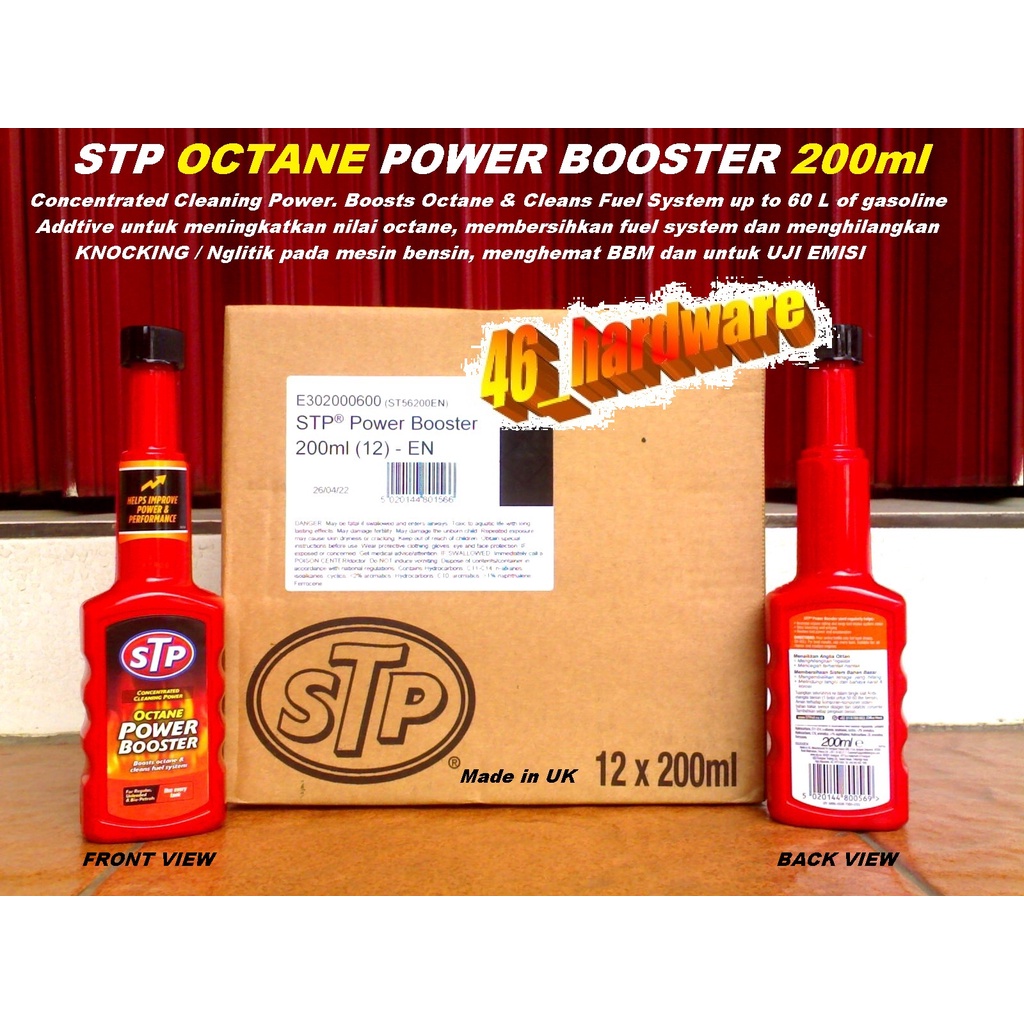 Jual STP OCTANE POWER BOOSTER & CONCENTRATED CLEANING POWER MENINGKATKAN OCTANE PERTAMAX ...