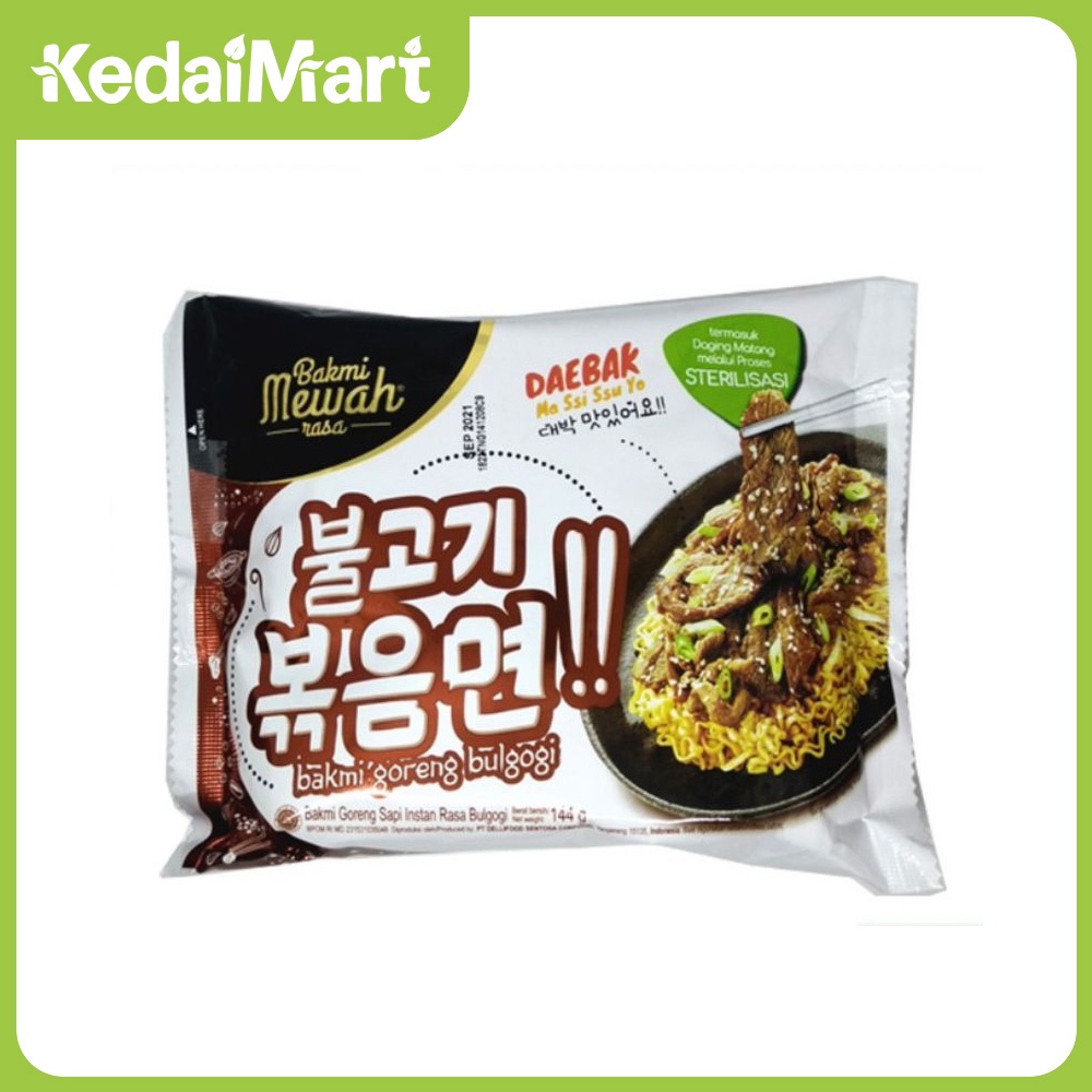 Jual Bakmi Mewah Mie Instant Goreng Rasa Bulgogi Pcs | Shopee Indonesia