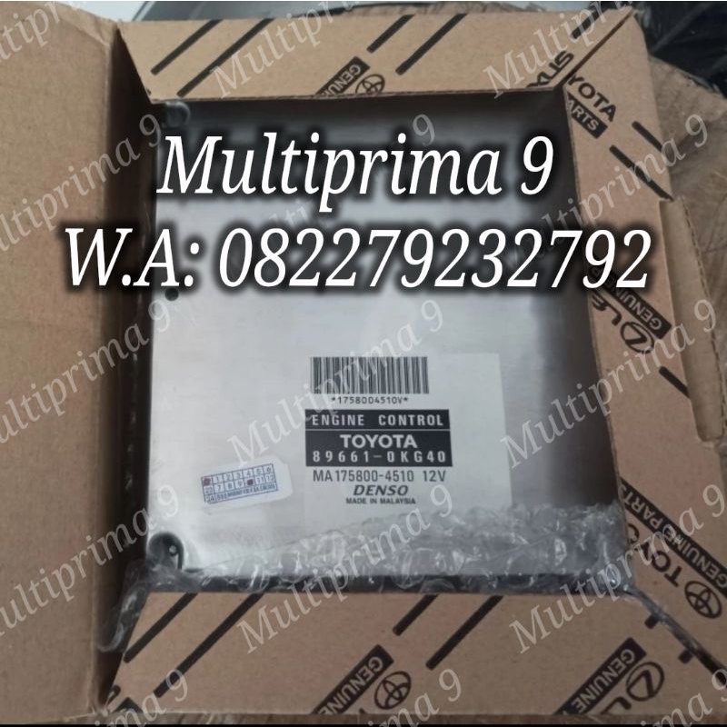 Jual Ecu Computer Komputer Toyota Innova Hilux Fortuner Diesel 89661 ...