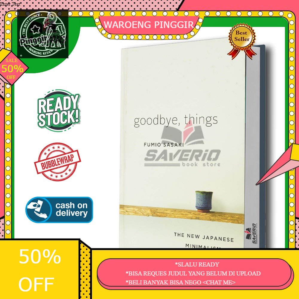 Jual Buku Goodbye, things by Fumio Sasaki | Shopee Indonesia