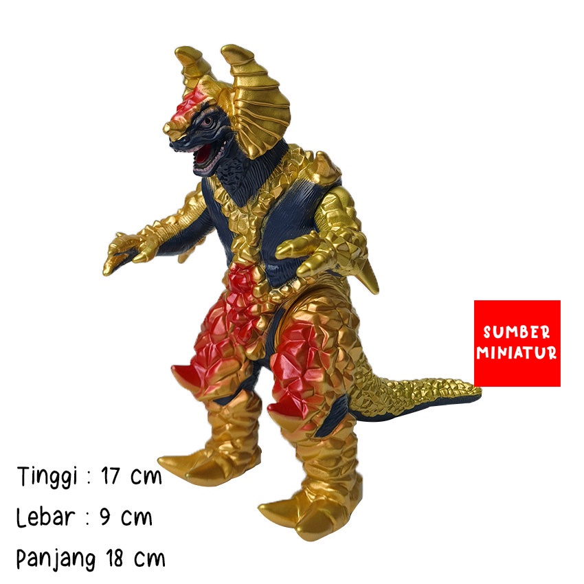 Jual Figure Goldras Monster Kaiju Ultraman Tiga Series BARBGK 17 cm ...
