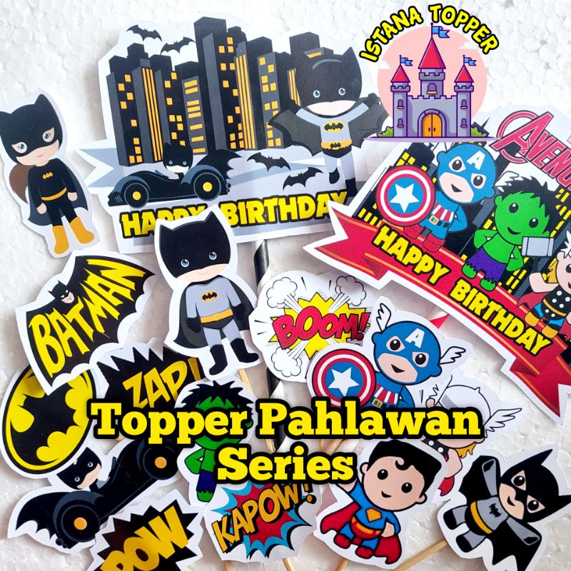 Jual Topper Series Pahlawan / Topper Avenger /Topper Batman | Shopee ...