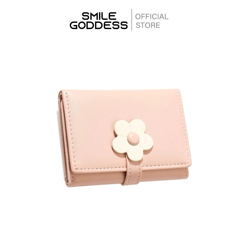 Jual Smile Goddess Dompet Wanita Baru Pola Bunga Dompet Lipat Dompet ...