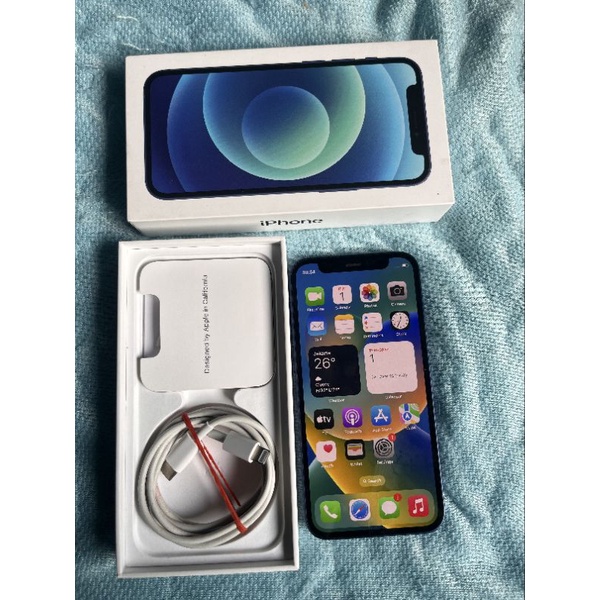 Jual iPhone 12 Mini 128GB Blue iBox Resmi BH 85% NO MINUS MULUSin | Shopee Indonesia