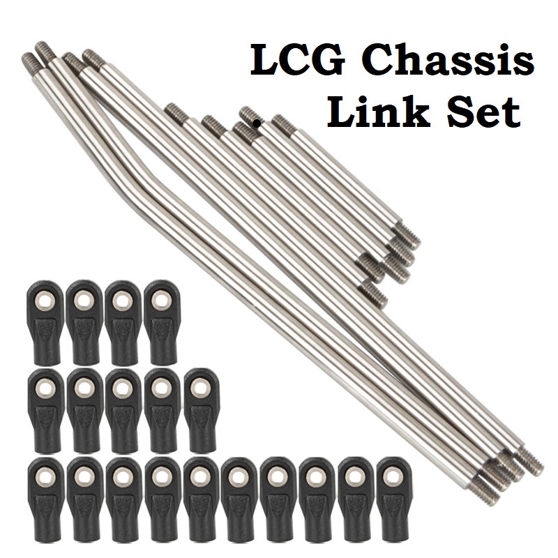 Jual LCG Chassis Link Set Metal Linkage Axle Axial SCX10 III Capra 1/10 ...