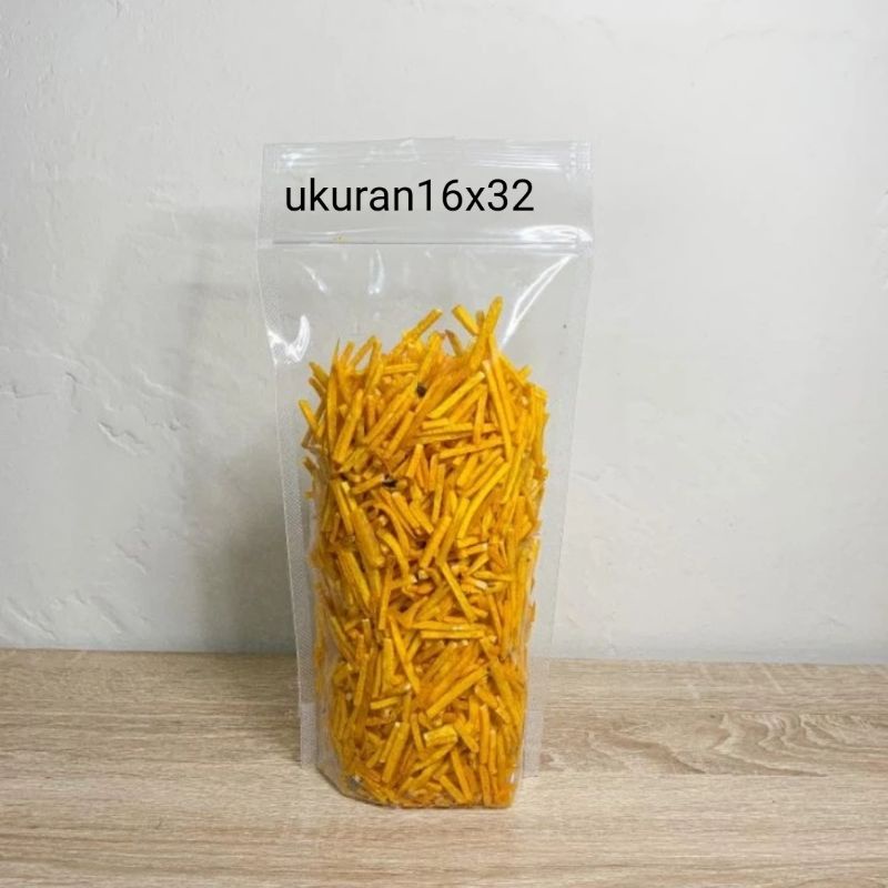 Jual PLASTIK STANDING POUCH UK 16X32, ZIPLOCK | Shopee Indonesia