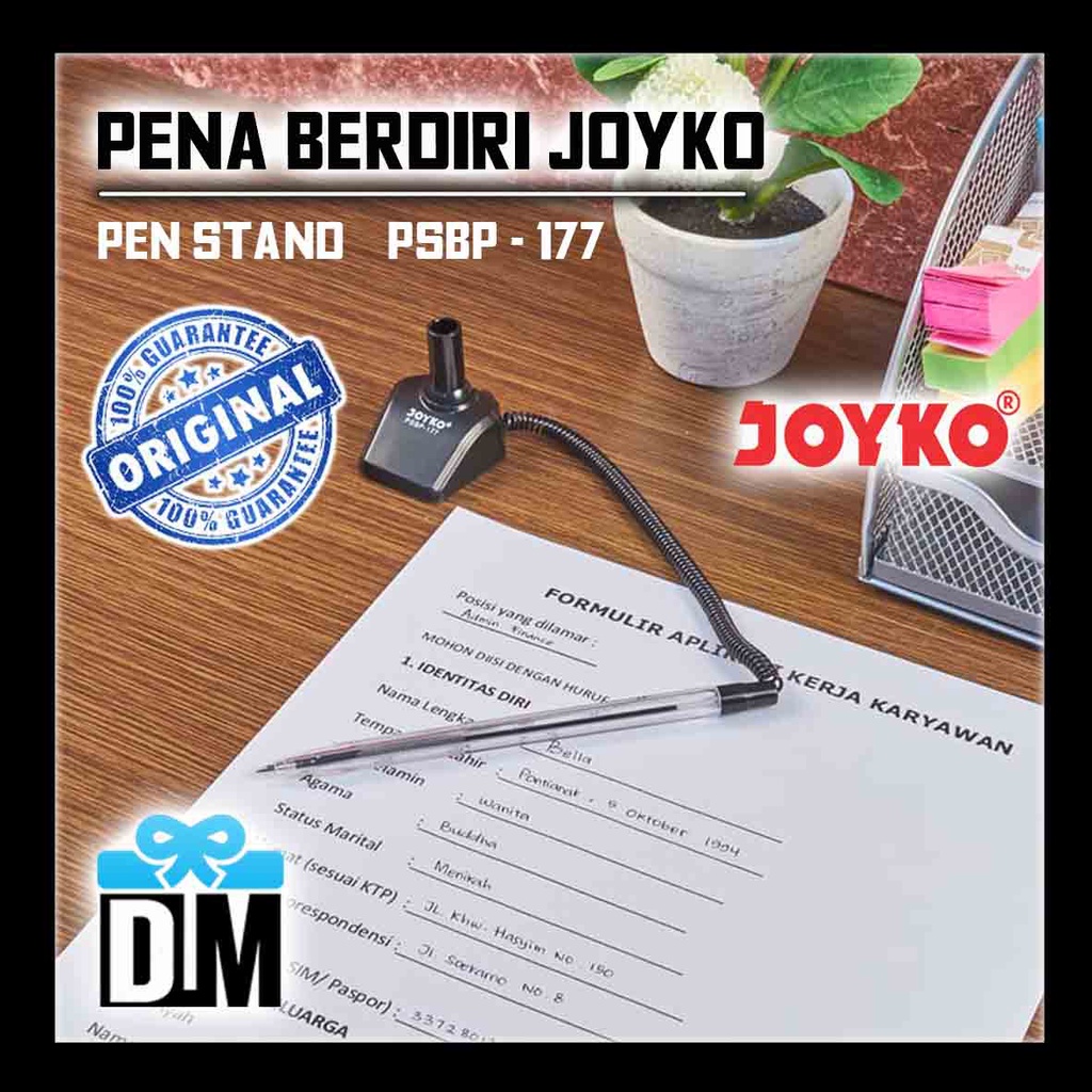 Jual Bolpen Meja Pena Berdiri Bertali Kasir Customer Service Bank Pena ...