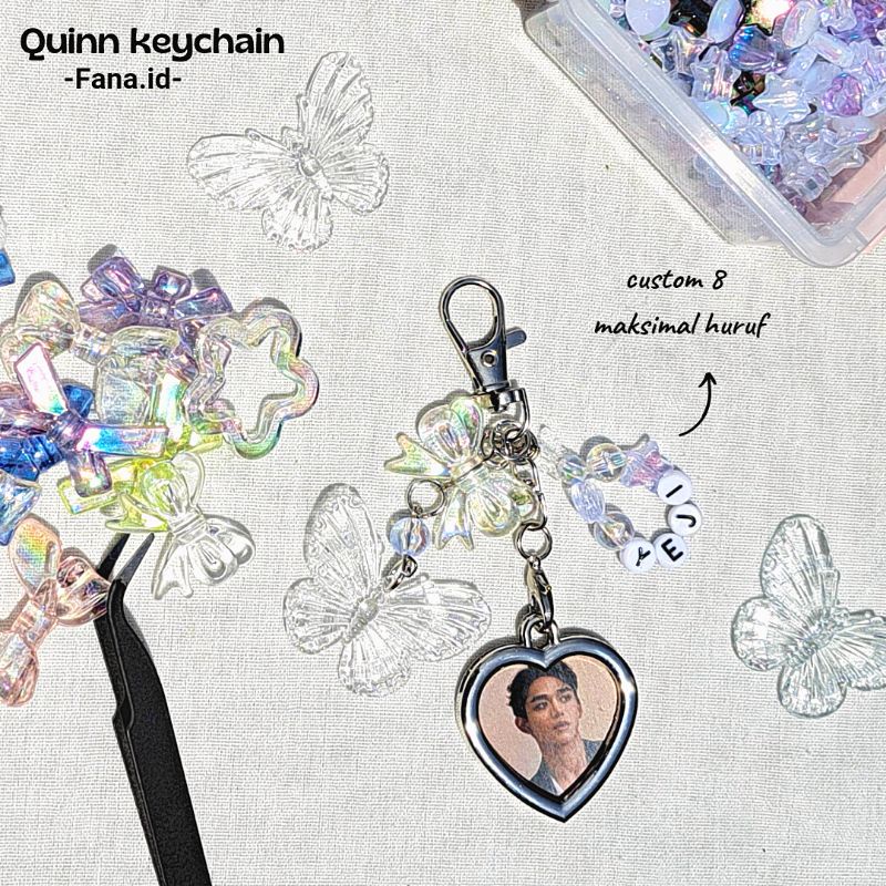 Jual QUINN KEYCHAIN|keychain with photo custom|kpop keychain | Shopee ...