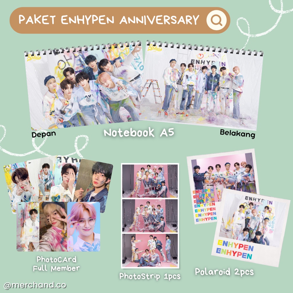 Jual GIFT BOX KPOP / PAKET GIFT ENHYPEN / ENHYPEN / NOTEBOOK ENHYPEN ...