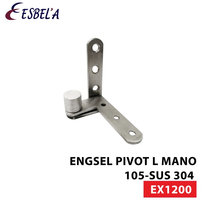 Jual ENGSEL PIVOT/PIVOT HINGE L SUS 304 (EX 1200) | Shopee Indonesia