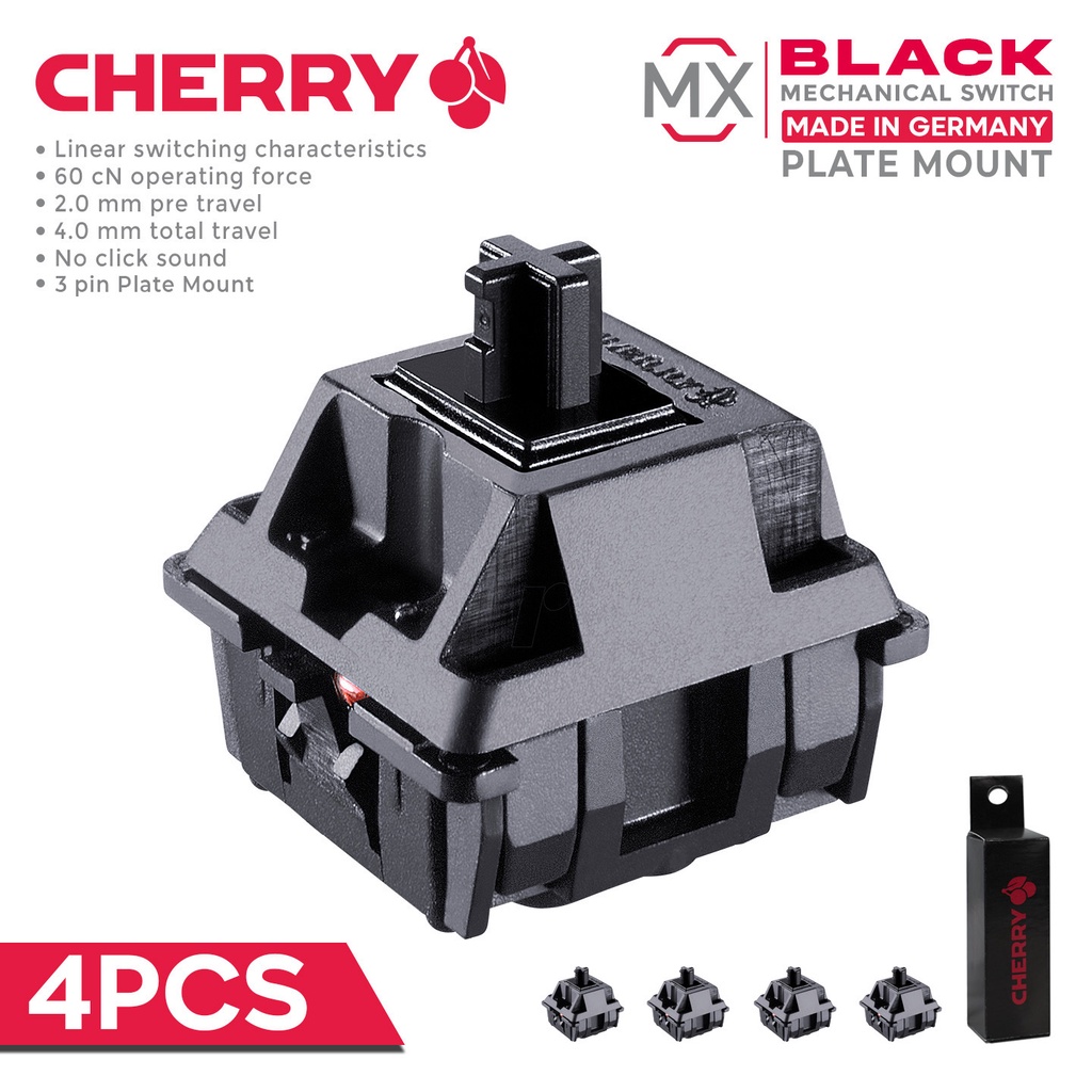 Jual CHERRY MX SWITCH PLATE MOUNT 3 PIN NO BACK LIGHT | Shopee Indonesia
