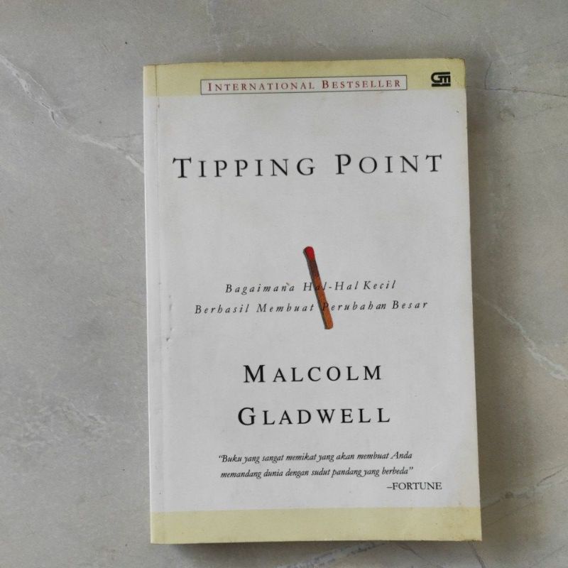 Jual Buku Tipping Point - Malcolm Gladwell - Original | Shopee Indonesia