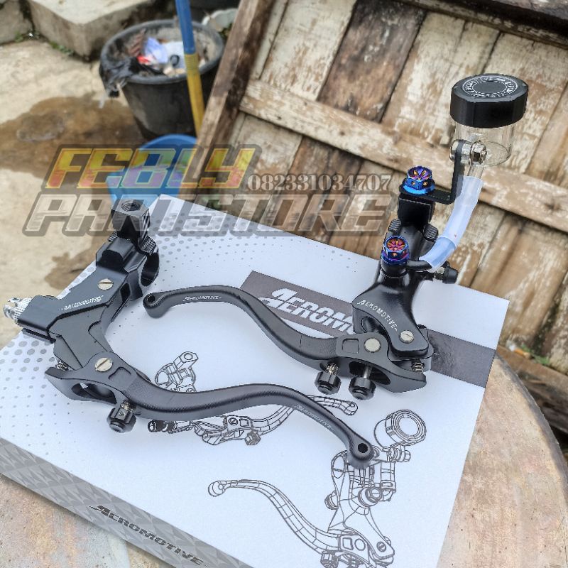 Jual MASTER REM DEPAN AEROMOTIVE RADIAL SET HANDLE KOPLING FULL CNC MASTER REM RX KING CB GL ...