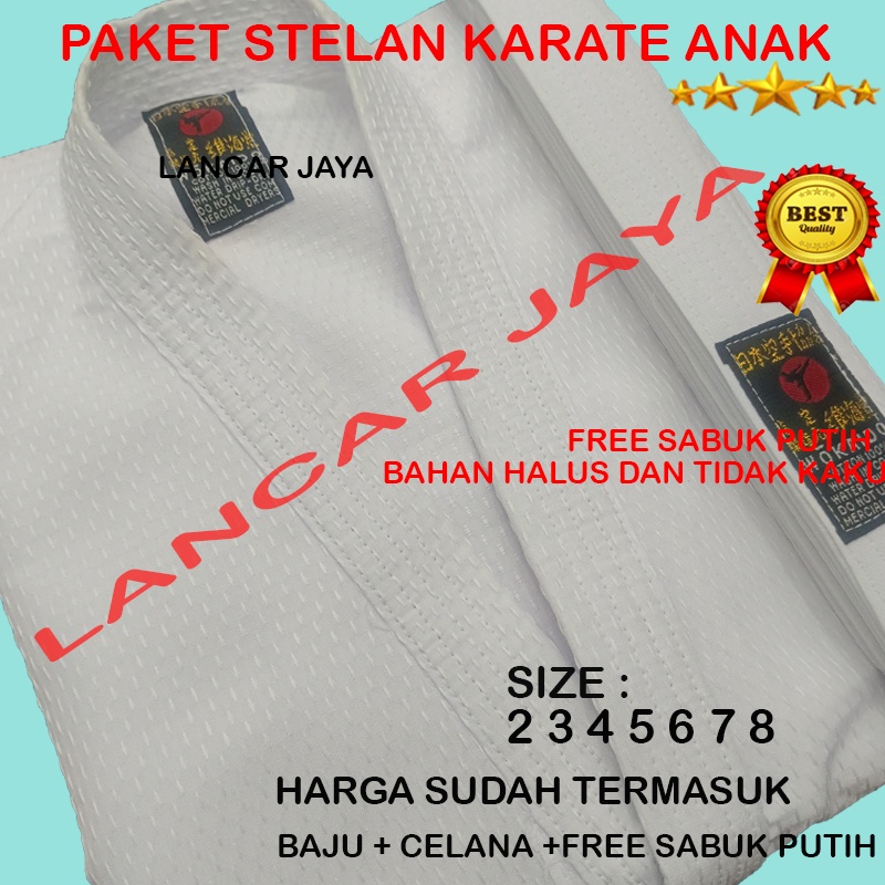 Jual BAJU KARATE ANAK FREE SABUK PUTIH | Shopee Indonesia Jual BAJU KARATE ANAK FREE SABUK PUTIH | Shopee Indonesia
