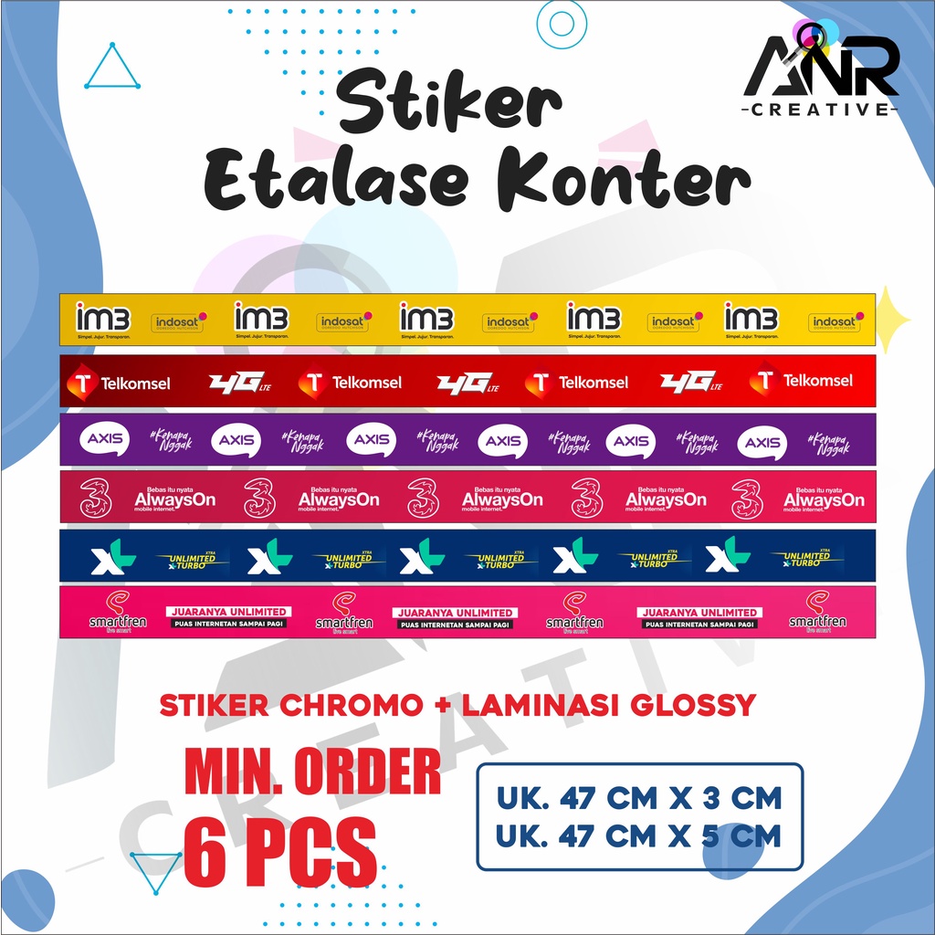 Jual Stiker Etalase Konter / Stiker Konter / Stiker Konter Murah ...