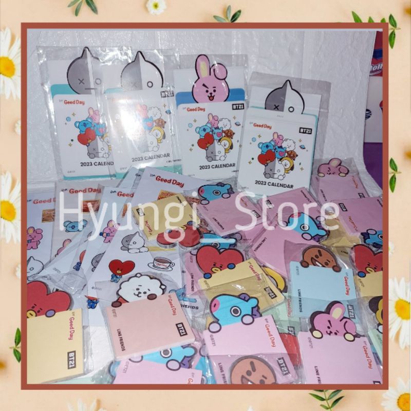 Jual OFFICIAL MERCH BT21 GOOD DAY - PAPER NOTES BTS 21 - STICKER BT21 ...