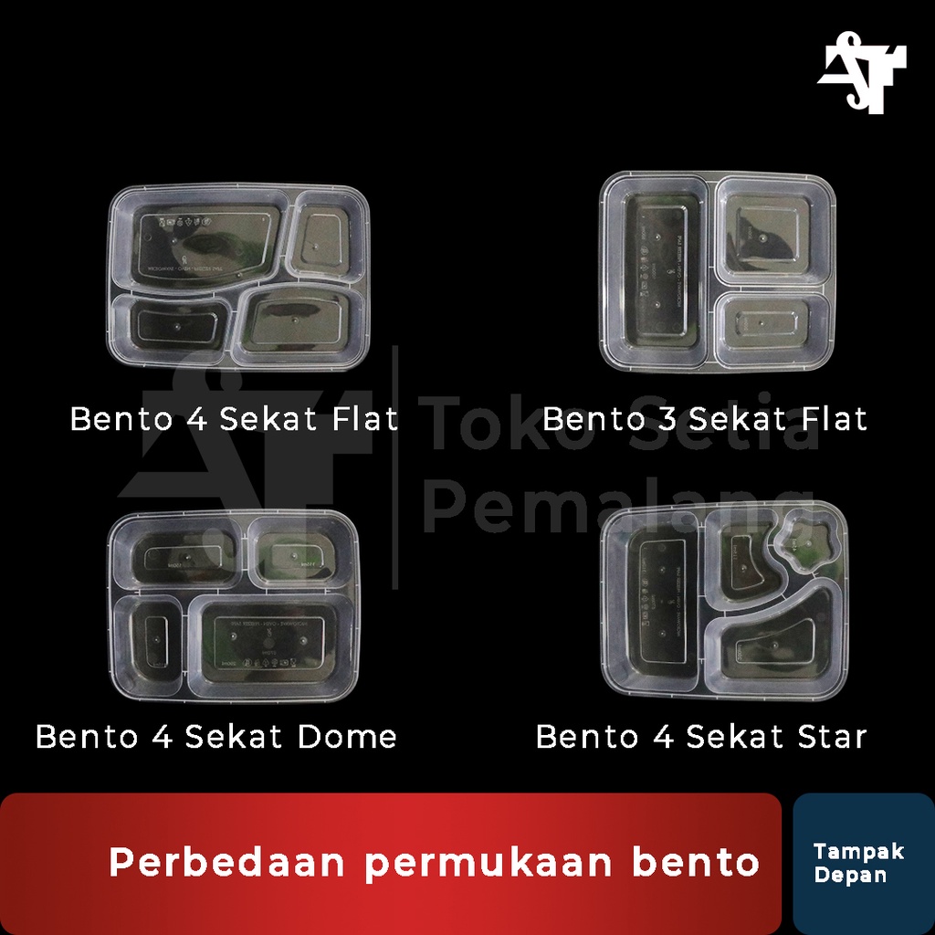 Jual Kotak Makan Plastik Thinwall Kotak Box Bento Tempat Penyimpanan ...
