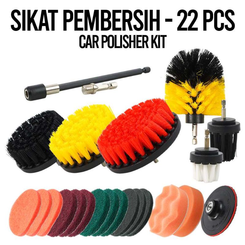 Jual Mesin Poles Body Mobil Pengkilap Body Mobil Alat Sikat Busa Spon ...