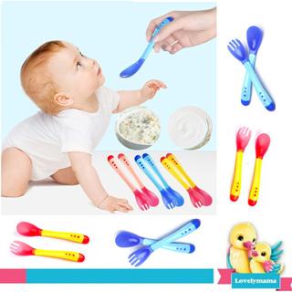 Jual Peralatan MPASI Spoon And Fork Baby / Sendok Garpu Makan Bayi ...