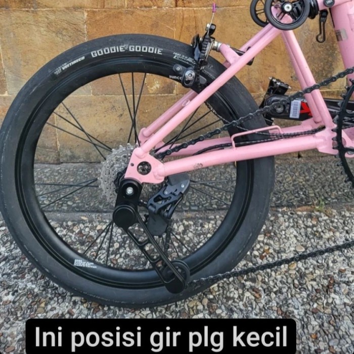 Jual DCCH GROUPSET EXTERNAL 2-7SPEED ALLBLACK FOR BROMPTON 3SIXTY BILLITON | Shopee Indonesia