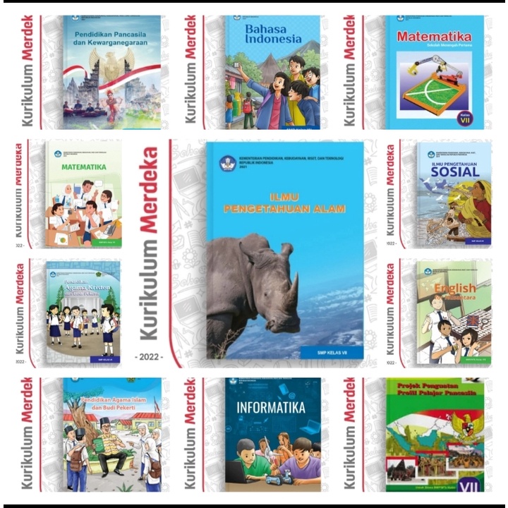 Jual ORI harga satuan buku siswa kurikulum merdeka untuk SMP/Mts kelas 7 edisi terbaru penerbit ...
