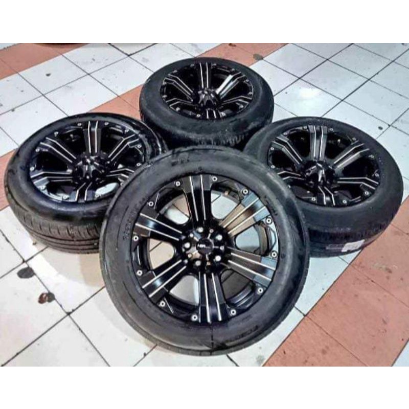 Jual Velg Variasi Pelek Mobil Seken Yawosi(HSR) Ring 16 Pcd 5x114,3 + Ban Dunlop 205 65 r16 Buat ...