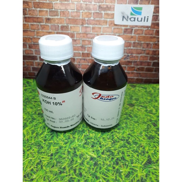Jual LARUTAN KOH 10% 100mL INDOREAGEN ( Untuk Pemeriksaan Jamur) | Shopee Indonesia