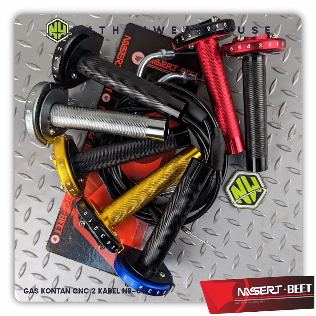 Jual Gas Spontan Kontan Full CNC 2 Kabel Racing Universal Nassert Beet ...