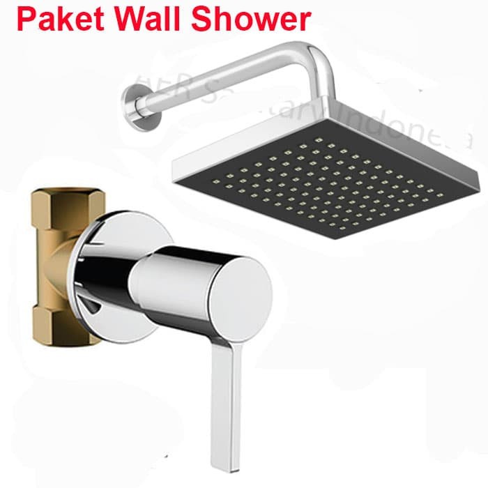 Jual PAKET WALL SHOWER WASSER KRAN TANAM TL2 080 + AER WALL SHOWER WS ...
