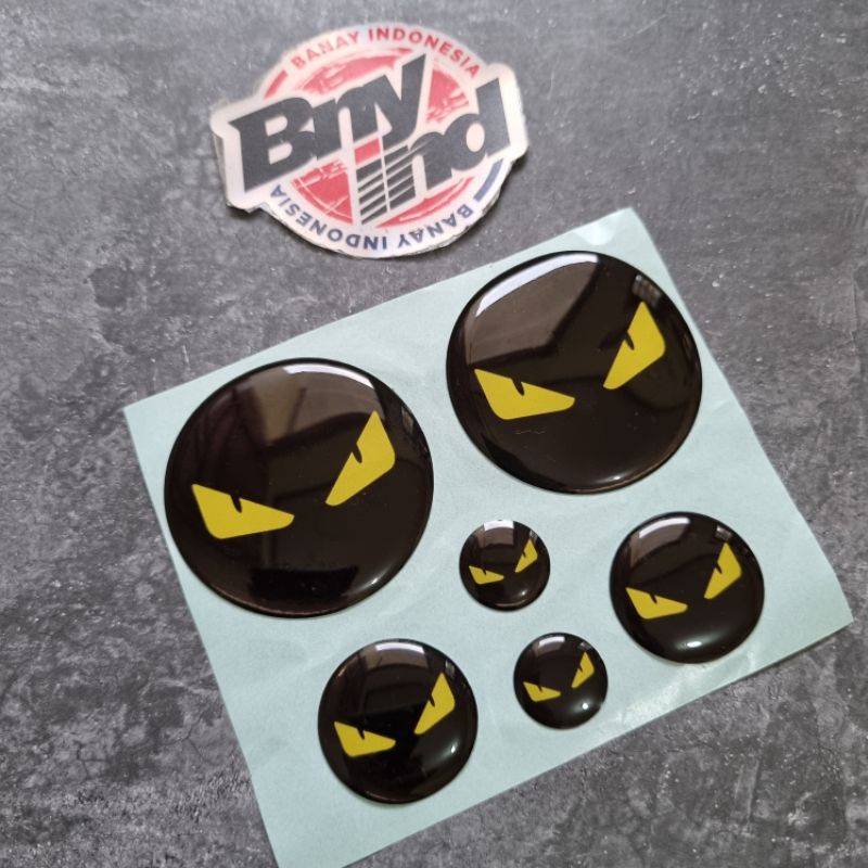 Jual STICKER Emblem Logo FENDI Stiker AEROX NMAX Set Timbul | Shopee ...