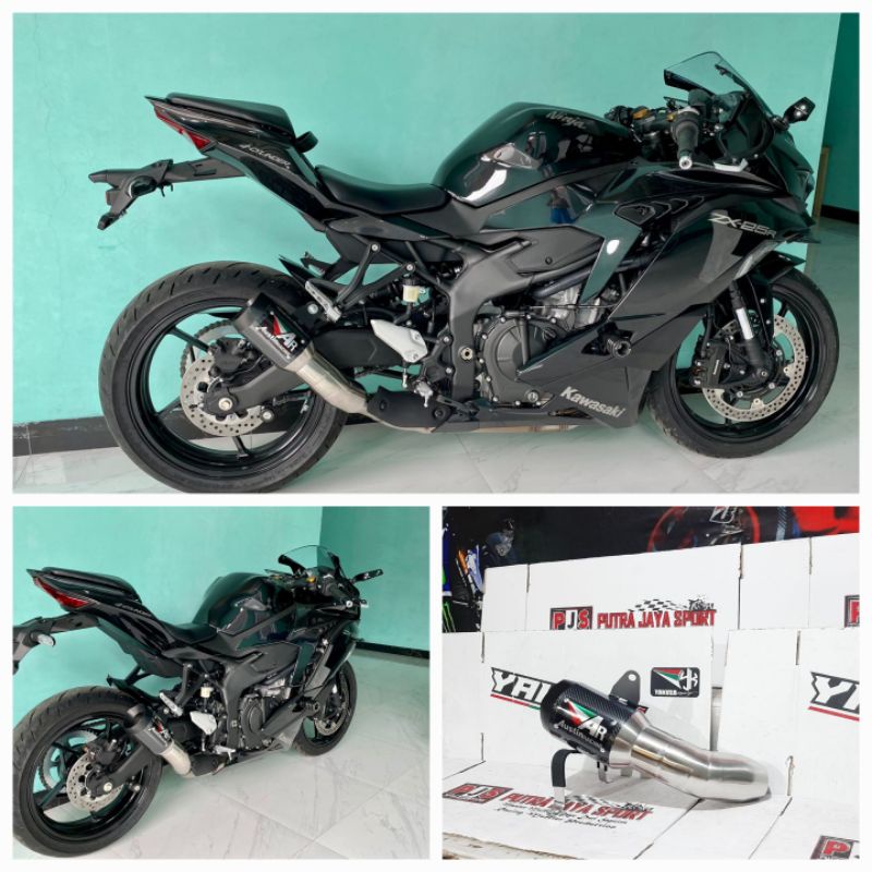 Jual knalpot zx25r New 2023 slip on austin racing pnp | Shopee Indonesia