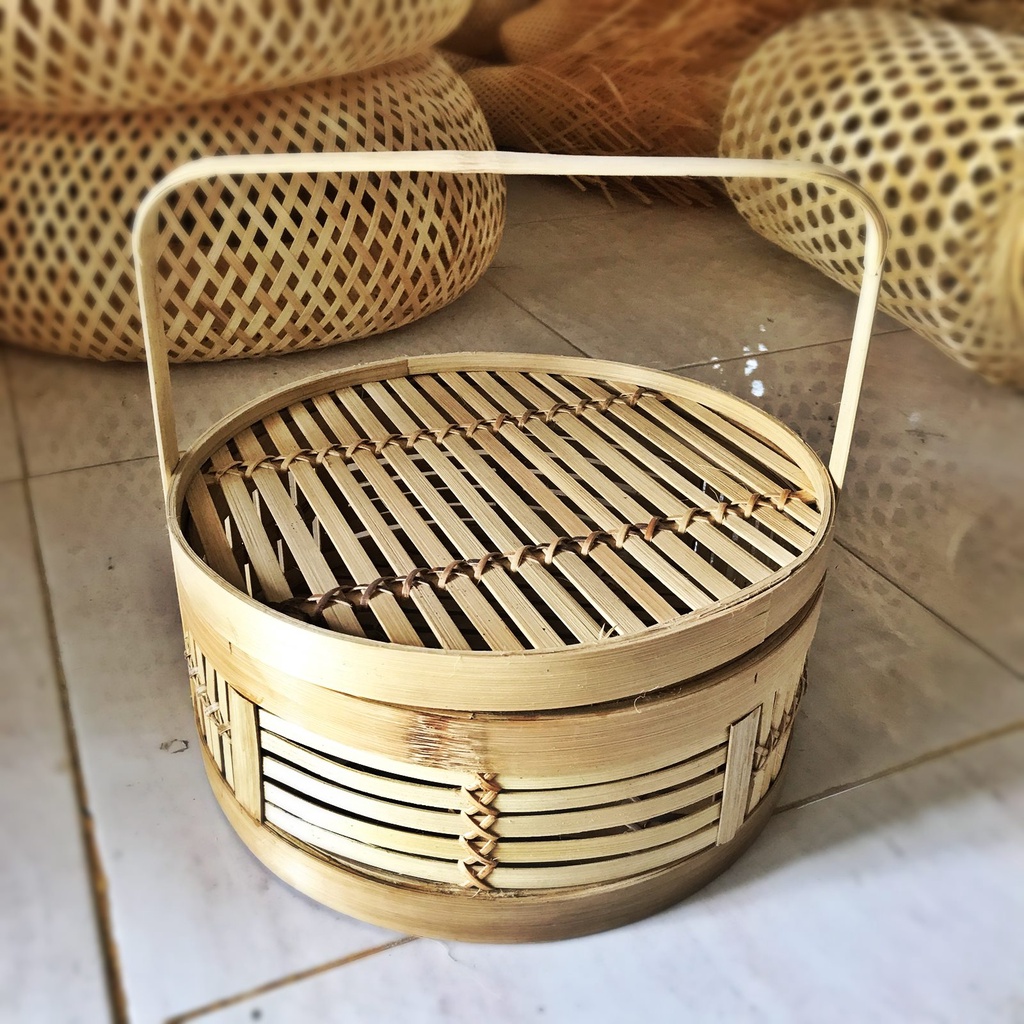Jual Rantang Bambu Ruji | Kerajinan Bambu | Shopee Indonesia