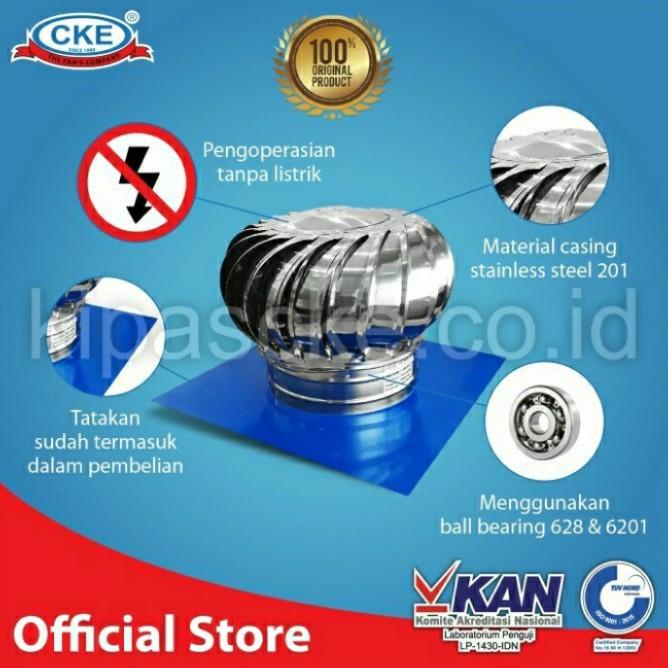 Jual Turbin Ventilator Stainless Stell 14 Inch 350Mm Ventilator Atap ...
