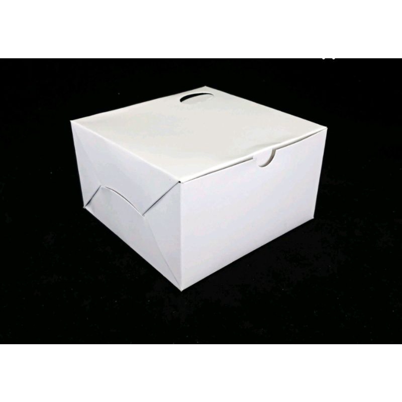 Jual Kotak kertas putih polos (harga per 1 pack / 100 lembar) ukuran ...