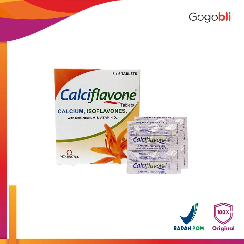Jual Vitabiotics Calciflavone (5 Strip x 6 Capsul) | Shopee Indonesia