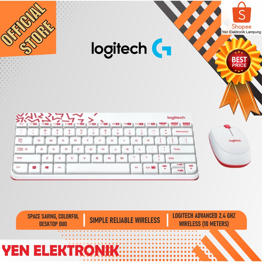 Jual Keyboard LOGITECH MK240 Nano Wireless Keyboard dan Mouse Combo ...