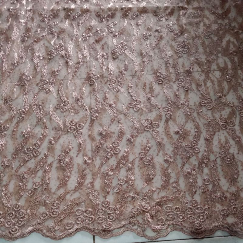 Jual Kain brokat cantik premium (harga per stengah meter) | Shopee ...