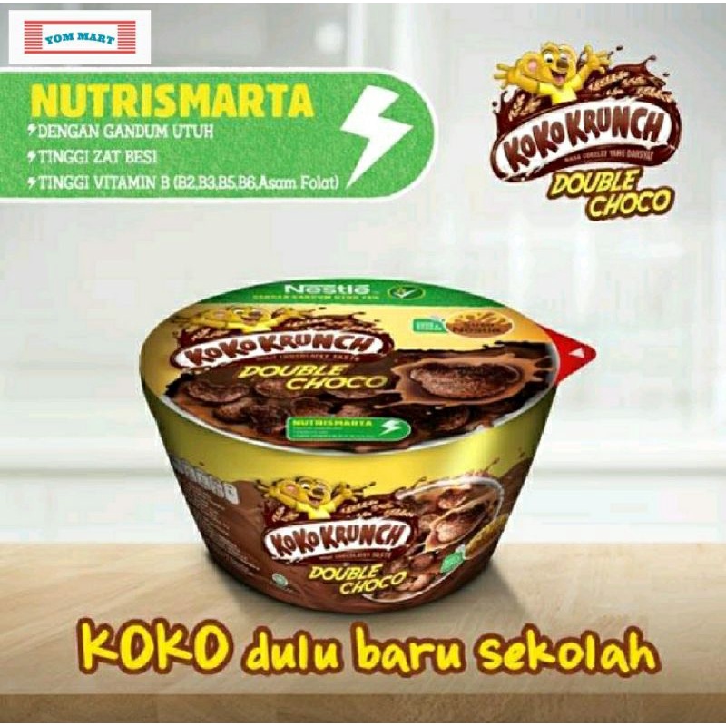 Jual KOKO KRUNCH CEREAL DOUBLE CHOC 20+10G | Shopee Indonesia