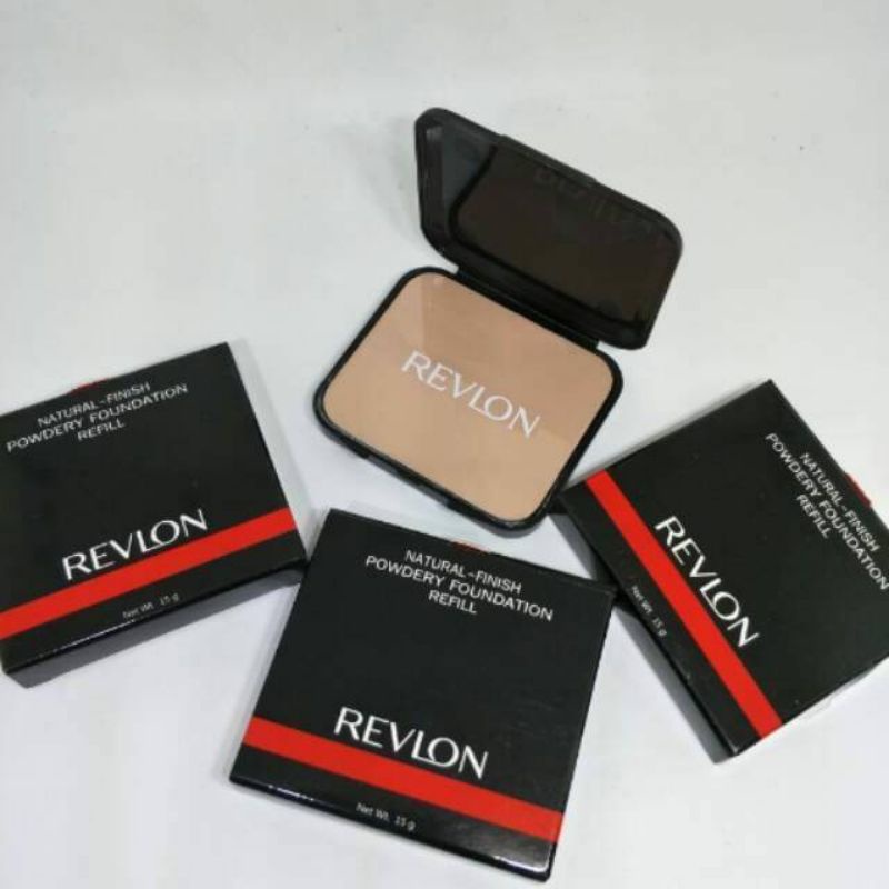 Jual REVLON NATURAL FINISH POWDERY FOUNDATION REFILL 15GR | Shopee ...