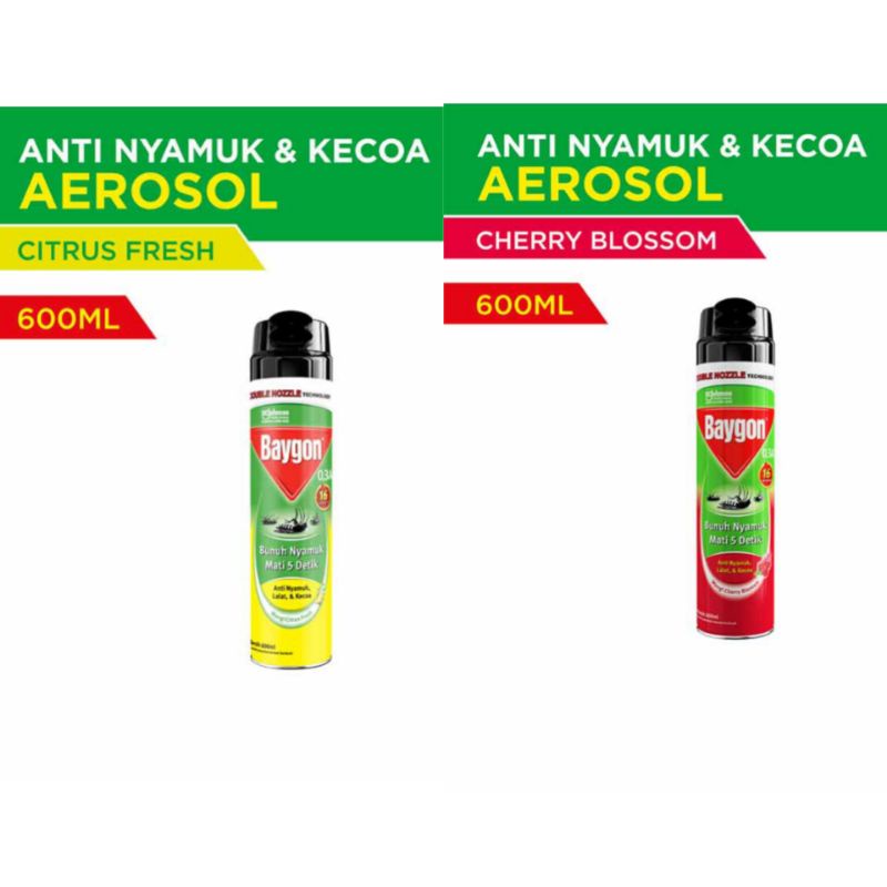Jual Baygon Aerosol Spray 600ml Obat Anti Nyamuk | Shopee Indonesia